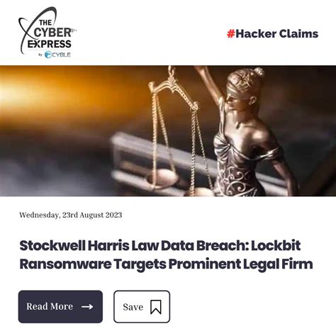 The Cyber Express By Cyble On Linkedin Stockwell Cybersecurity Databreach Lockbit