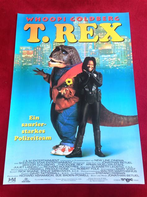 T Rex Kinoplakat Poster A1 Whoopi Goldberg T Rex Theodore Rex Ebay