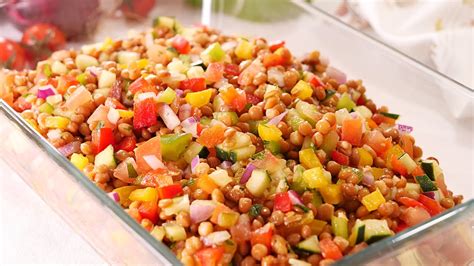 Deliciosa Receta De Ensalada De Lentejas De Bote ¡prepara Un Plato
