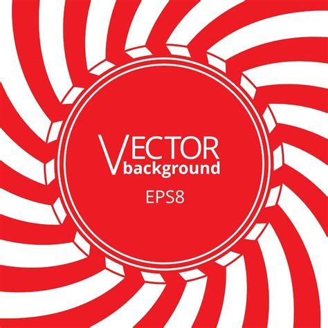 Premium Vector Swirling Radial Vortex Background With Round Blank