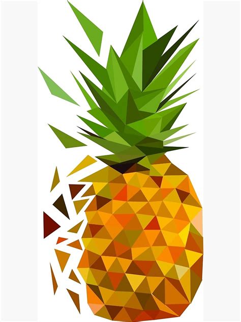 Exploding Pineapple Art Print By Lexolas Redbubble