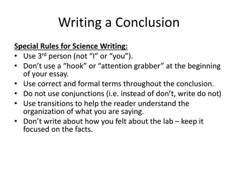 17 How To Write Conclusion Of A Lab Report New Hutomo