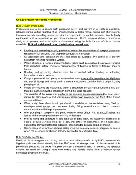 Oil Loading And Unloading Procedures DocsLib