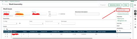 Troubleshooting Serial Number Entry For Issued Products General Discussion Sage X