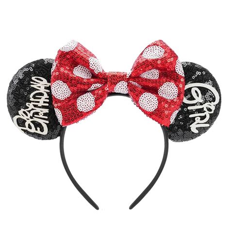 Disney Ears For Women White Disney Ears 2pcs Mouse Ears Bow Headbands
