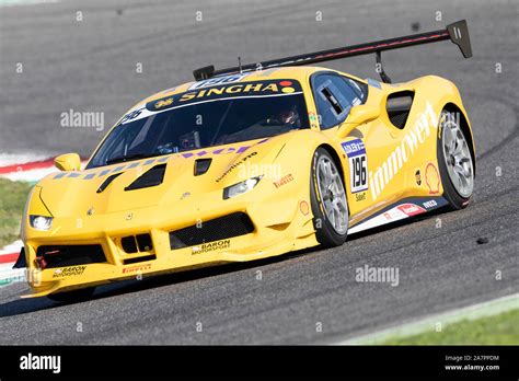 Mugello Italy October 27 2019 A Ferrari 488 Challenge Of Ferrari Of Baron Motorsport Team