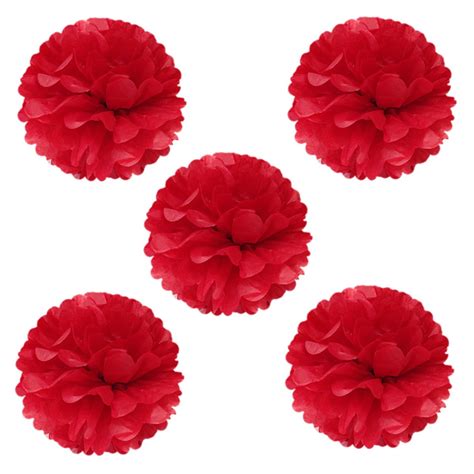 Wrapables 8 Set Of 5 Tissue Pom Poms Party Decorations For