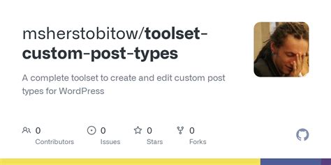 Github Msherstobitowtoolset Custom Post Types A Complete Toolset To