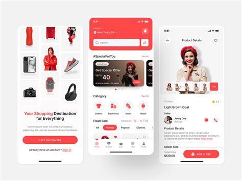 Ecommerce Mobile App Uiux Design Ecommerce Store App Behance