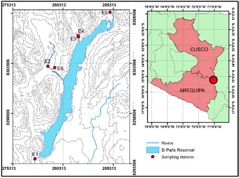 Location Of Sampling Stations In The Districts Of Callalli And Oscollo Download Scientific