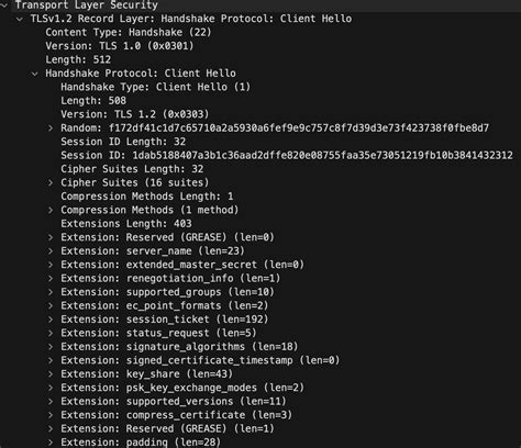 基于wireshark抓包浅谈对的理解（tls、ssl、数字证书、数字签名） 抓包分析 用户的随机数、签名值 csdn博客