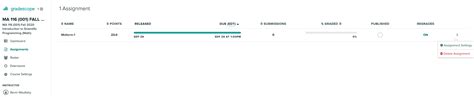 Adding A Test Or Assignment In Gradescope Homeworkproblem Set Or Test