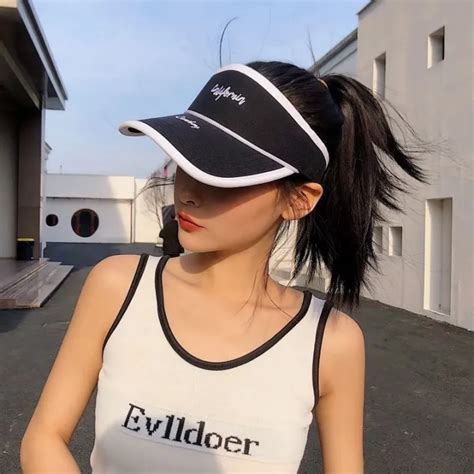 Hat Female Xia Han Edition Joker Web Celebrity Empty Hat Uv Sunscreen