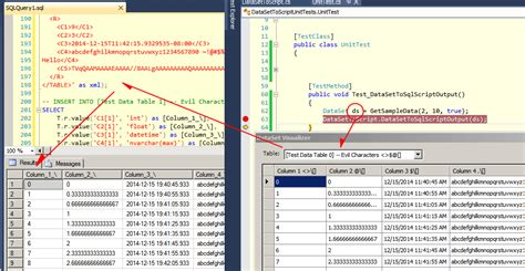 DataSet To T SQL Script CodeProject