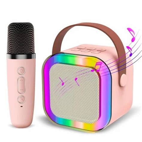 Universal Cream Karaoke Bluetooth Speaker With Mic Wireless At Piece In New Delhi