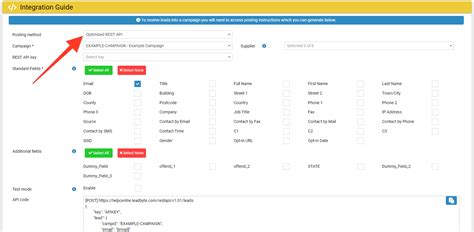submitting leads via rest api leadbyte support