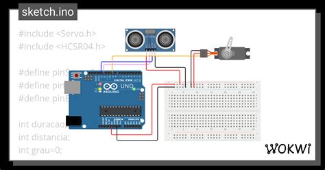 Sonar Wokwi Esp32 Stm32 Arduino Simulator