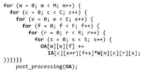 pseudocode of the convolutional layers download scientific diagram