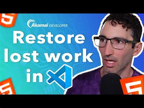 How To Recover Unsaved Files In Visual Studio Code