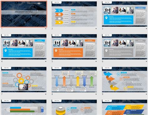 Circuit Board Powerpoint Template Sagefox Free Powerpoint Templates