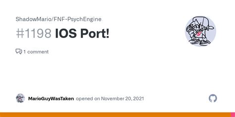 Ios Port · Issue 1198 · Shadowmariofnf Psychengine · Github