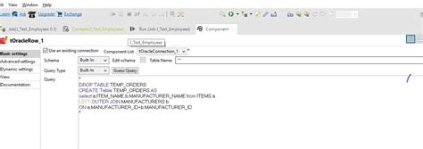Error While Fetching Using Toraclerow Talend Stack Overflow
