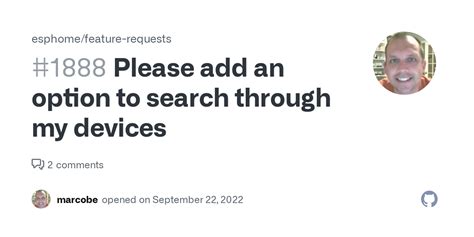 please add an option to search through my devices · issue 1888