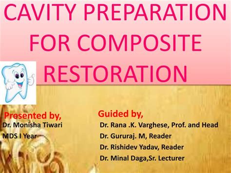 Class Ii Amalgam Preparation Ppt