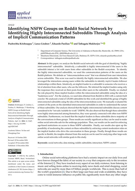 Pdf Identifying Nsfw Groups On Reddit Social Network By Identifying