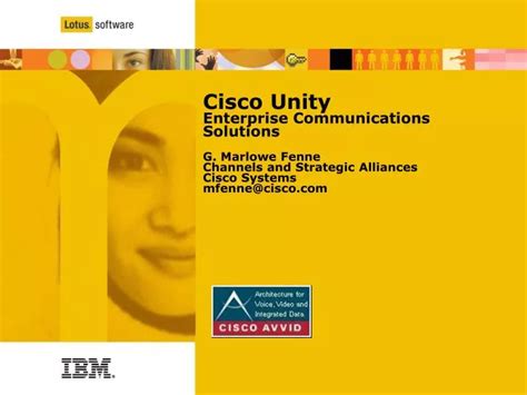 PPT Cisco Vision For Unified Communications PowerPoint Presentation
