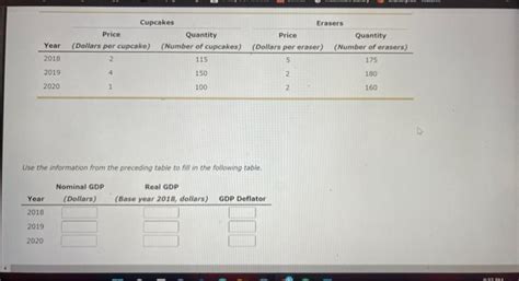 [solved] use the information from the preceding table to f