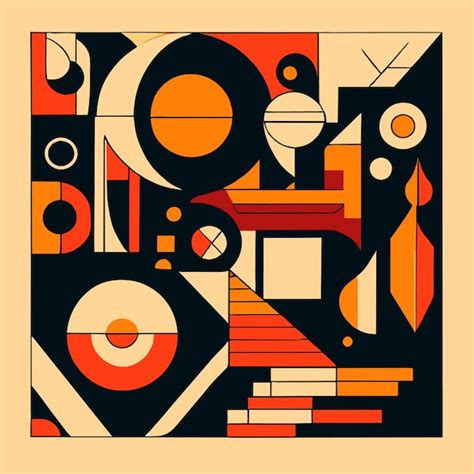 Premium Vector Geometric Shapes Brutalist Design