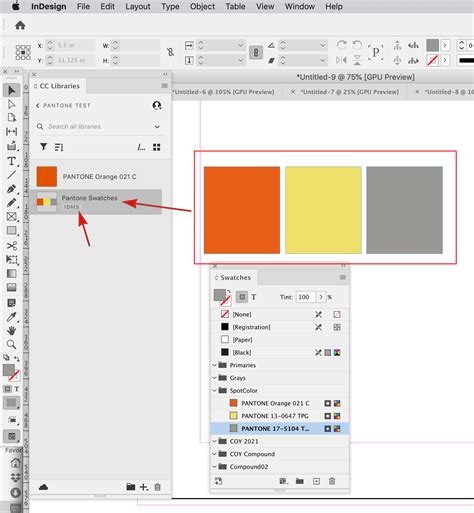 Solved Pantone Swatches In Cc Libraries With Pantone Conn Adobe Community 13751735