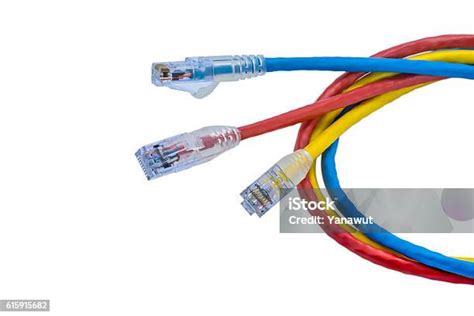 흰색 배경에서 격리된 Utp 케이블 패치 코드 0명에 대한 스톡 사진 및 기타 이미지 0명 네트워크 서버 네트워크 연결