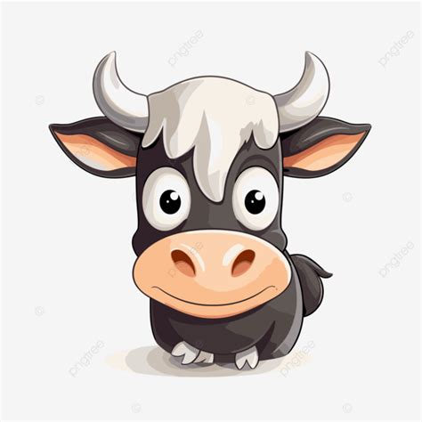 소 귀 스티커 클립 아트 귀여운 만화 소 벡터 일러스트 레이 션 상표 클립 아트 Png 일러스트 및 벡터 에 대한 무료 다운로드 Pngtree
