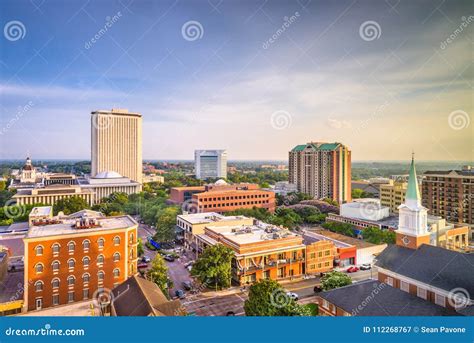 Tallahassee Florida Usa Skyline Stock Image Image Of Rooftop