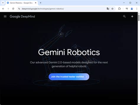 Google DeepMind、「Gemini Robotics」を発表 ～「Gemini 2.0」をロボット制御に - 窓の杜