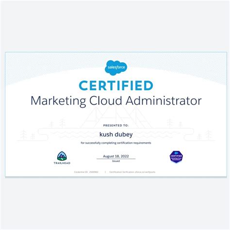 Kush Dubey On Linkedin Salesforcemarketingcloud Salesforce Sfmc Certified 32 Comments