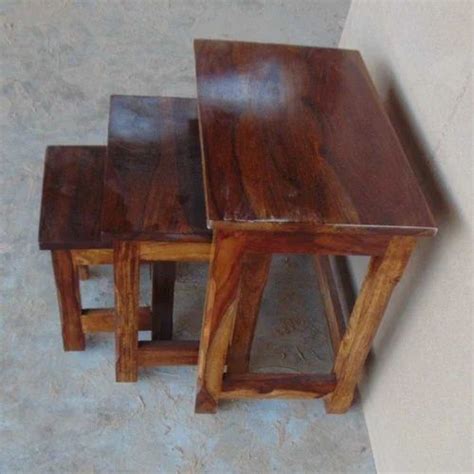 Rectangular Wooden Nesting Table Set 3 Tables At Rs 3500 Set In Churu Id 2850317176630
