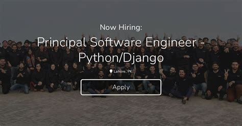 principal software engineer python django at dubizzle labs