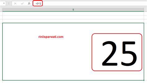 Cara Hitung Akar Di Excel