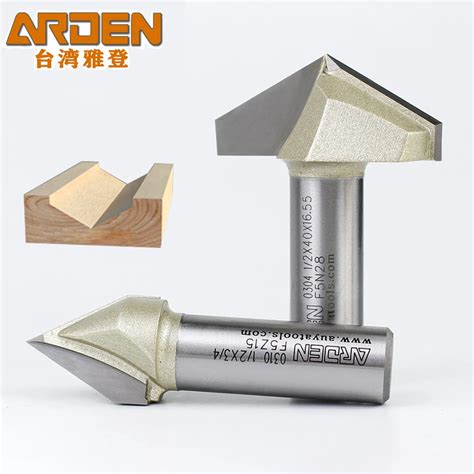 Arden V 비트 45 60 120 150 도 조각 라우터 비트 카바이드 목공 3d 조각 V자형 베벨 팁 밀링 커터 Mdf Aliexpress