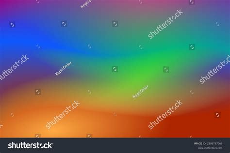 Beautiful Colorful Gradient Background Bright Combination Stock Vector Royalty Free 2205737009