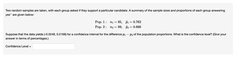 Solved Two Random Samples Are Taken With Each Group Asked Chegg Com