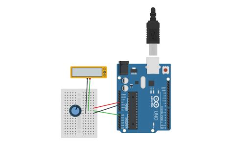 Circuit Design Potenziometro Tinkercad