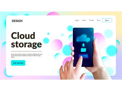 Cloud Storage Concept By Oleksandr Mosiichuk On Dribbble