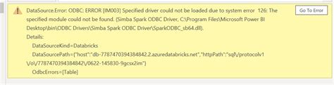 Databrick Connection Error Microsoft Fabric Community
