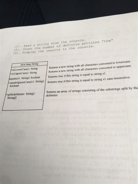 Solved 1 Read A String From The Console 2 Count The