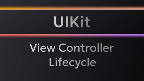 Uiviewcontroller — Lifecycle By Gülzade Karataş Icommunity