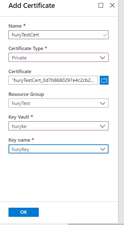 Azure Integration Account Use Public And Private Certificate In Agreement Stack Overflow
